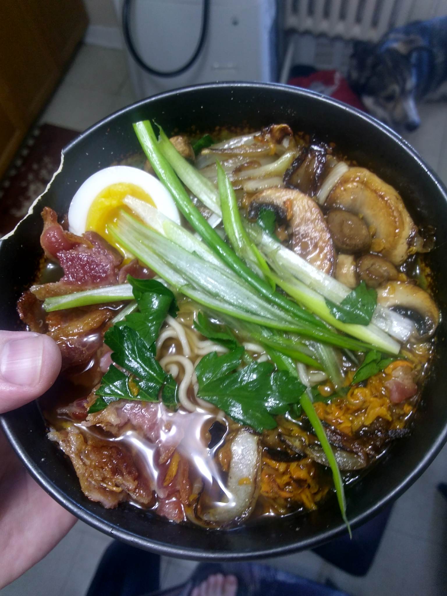 [homemade] Ramen but it's actually beef Mr. Noodles | Scrolller