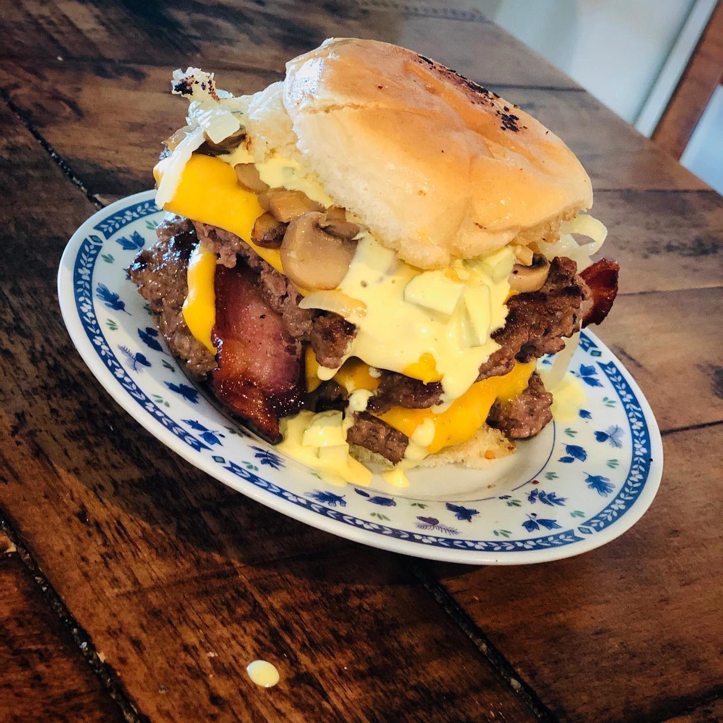 [homemade] double bacon smash burger | Scrolller