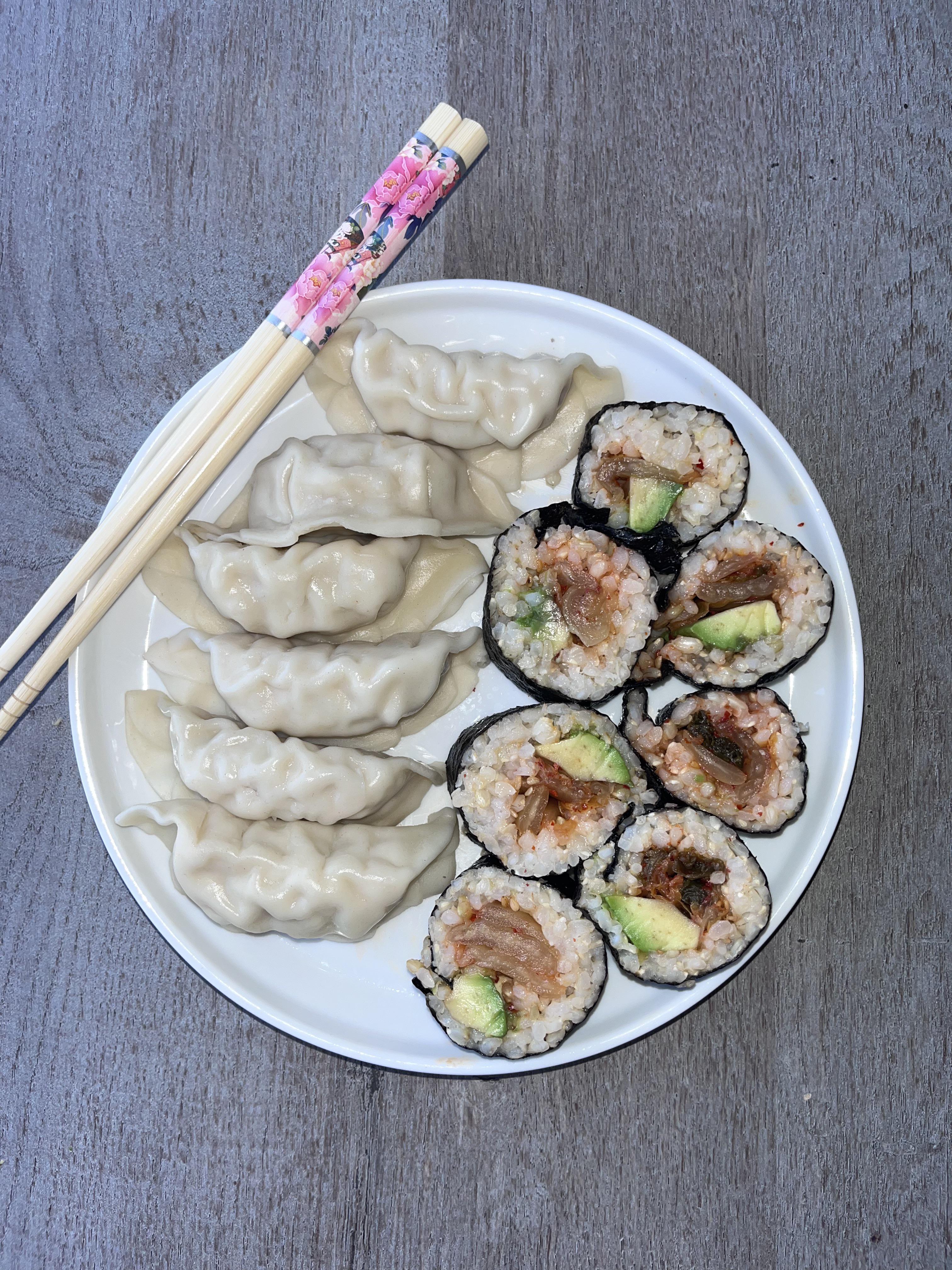 [homemade] sushi and dumplings | Scrolller