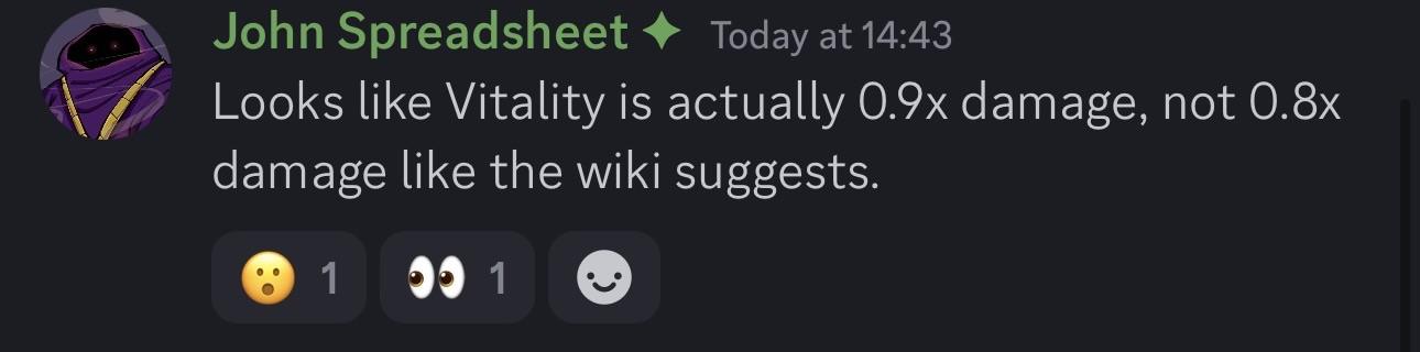 AH stealth nerfed vitality enhancement | Scrolller