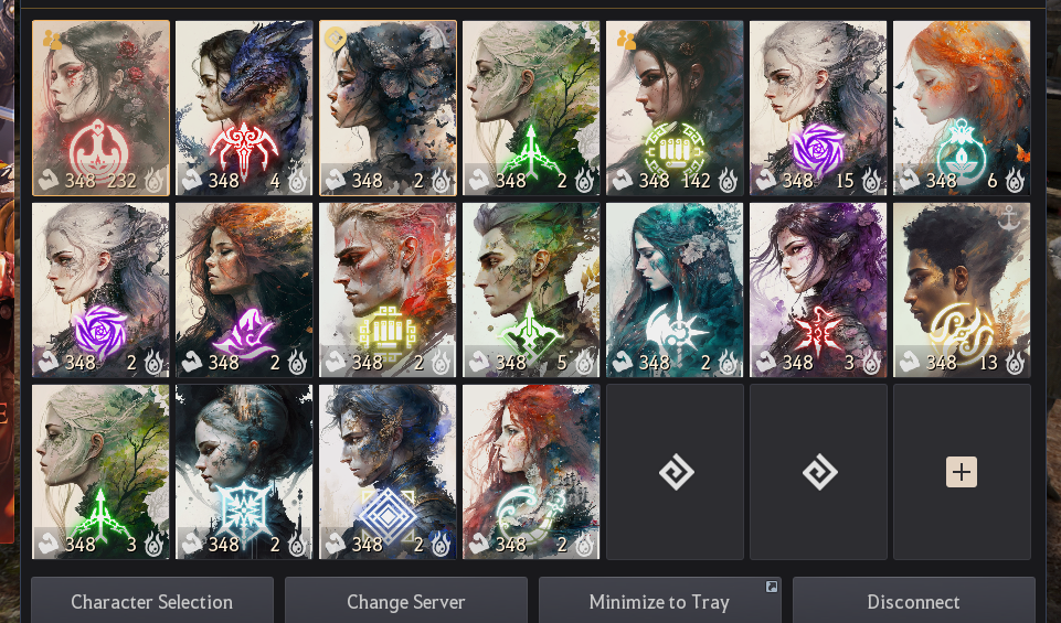 Artistic Character Select Portraits | Scrolller