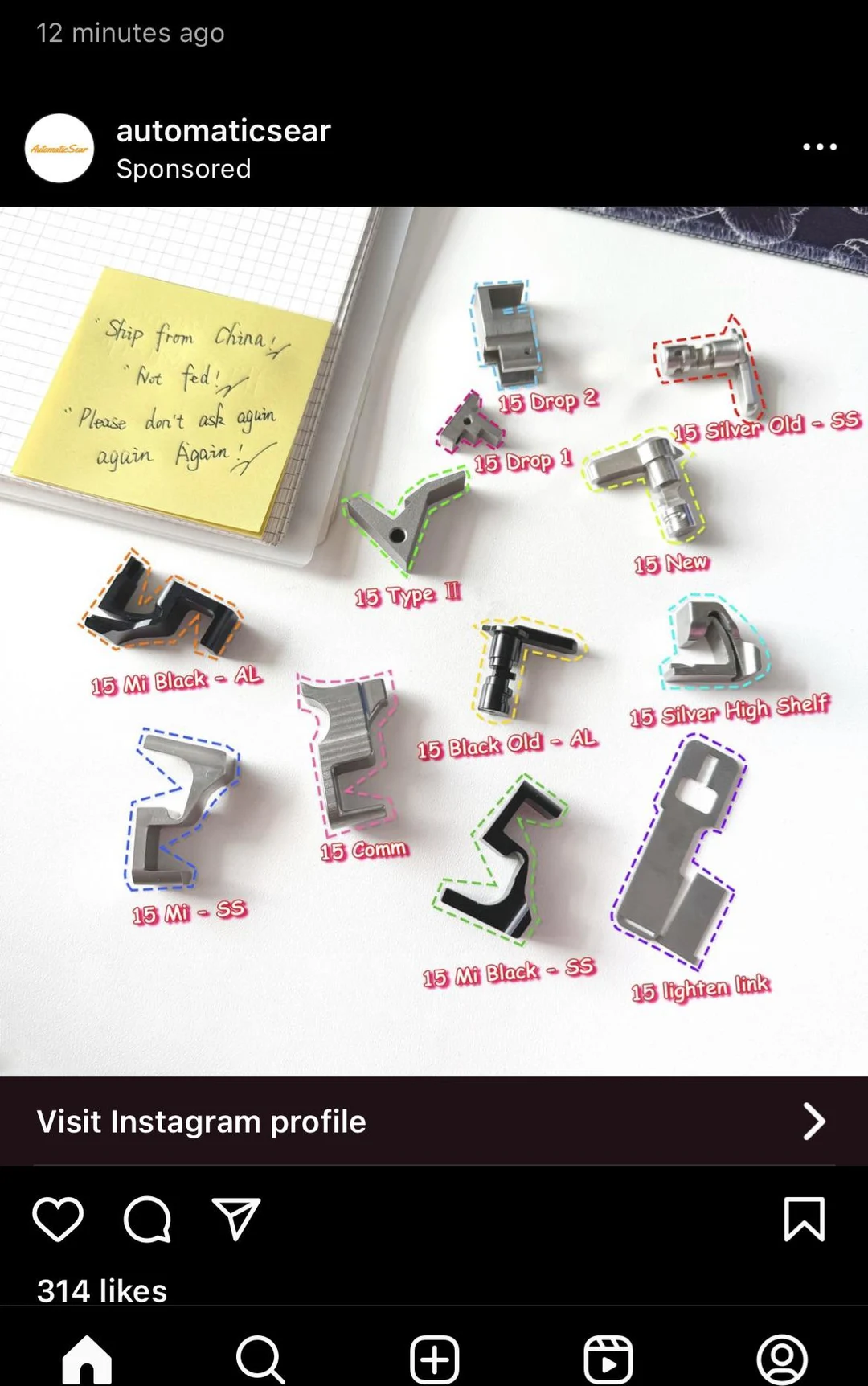 Sponsored Ad On Insta Scrolller