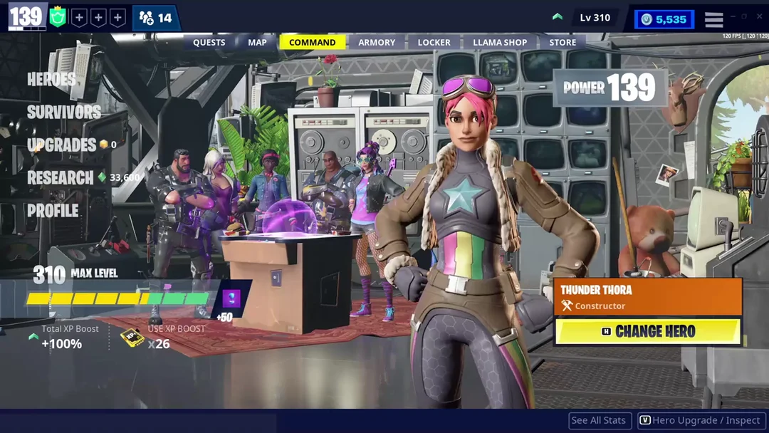 Character Model changes Sharpness between menus | Scrolller