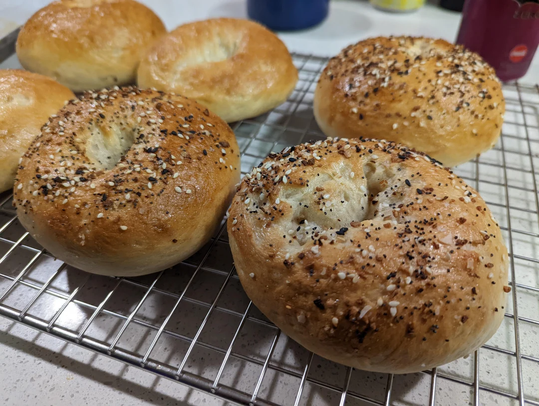 First time I've successfully made bagels. They were so good! | Scrolller