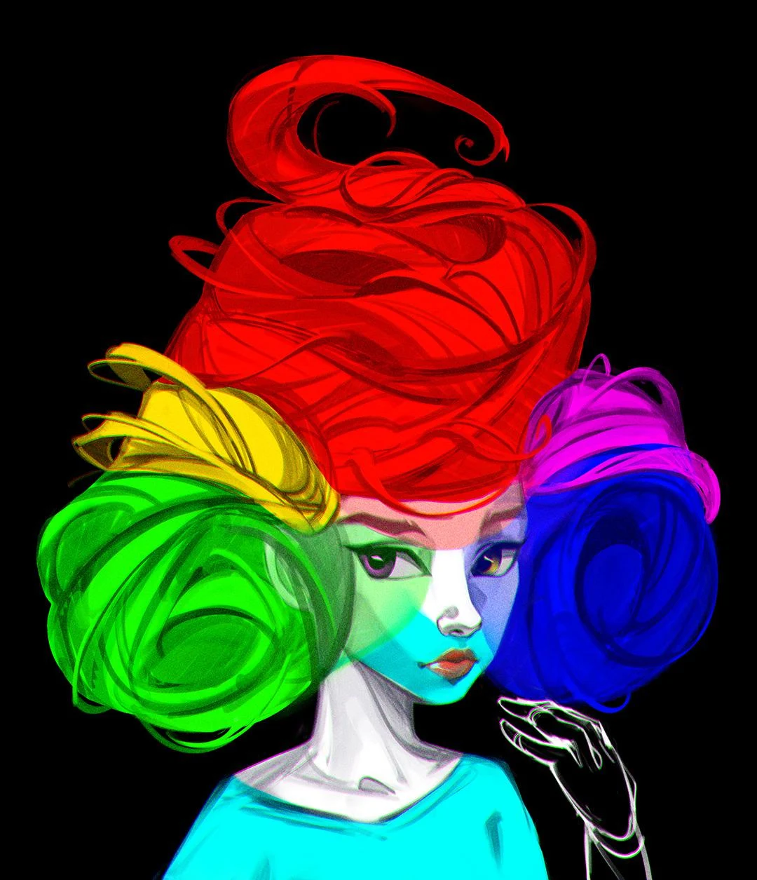 RGB, Me, Digital, 2023 | Scrolller