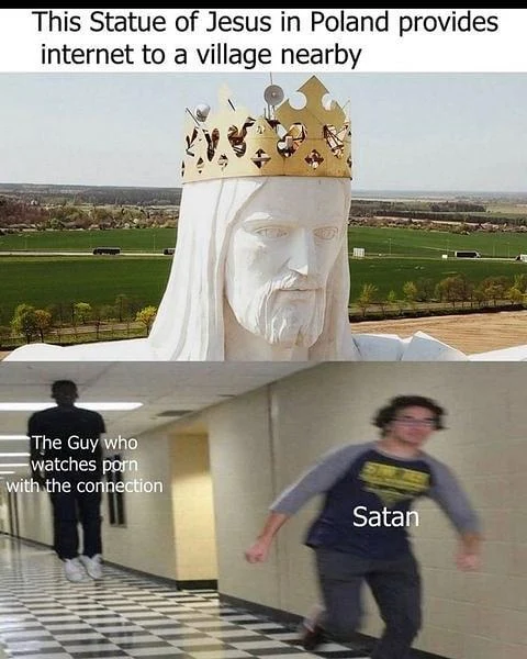 Even Satan is shaking | Scrolller