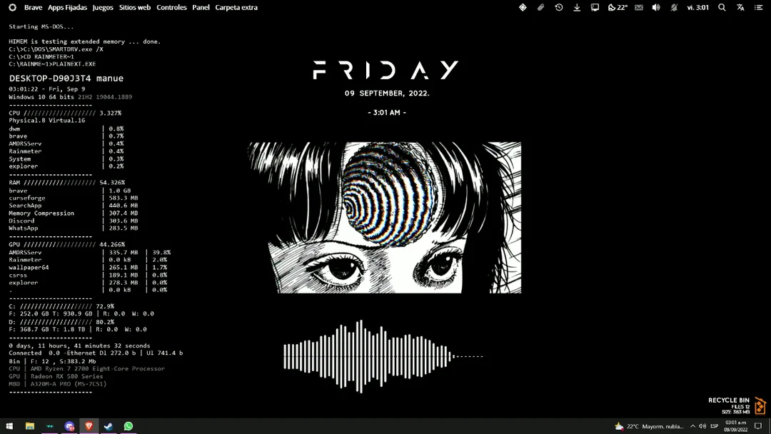 Discover more like Rainmeter: Junji Ito / black desktop and Related Content | Scrolller