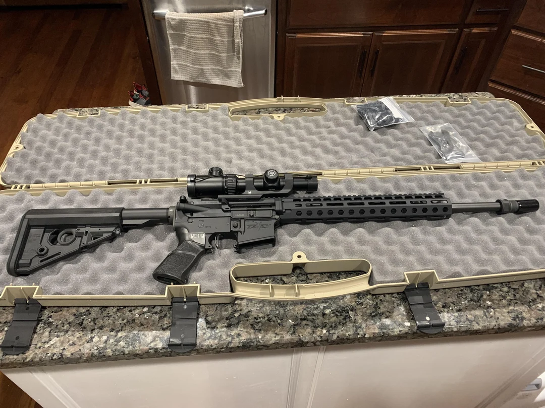 How did I do for my first build. LaRue Stealth UU, V Seven Lower, Vortex Crossfire II LPVO ...