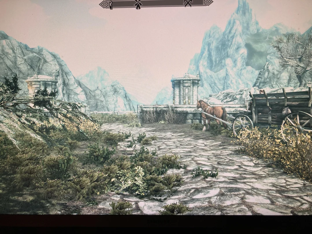 So Skyrim suddenly washed out and super bright | Scrolller