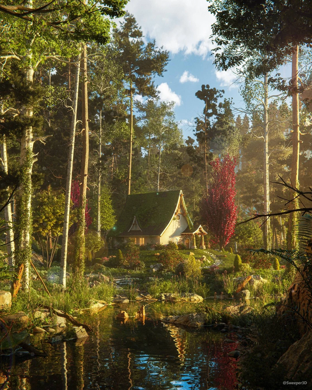 Reverie, by Sweeper3D | Scrolller