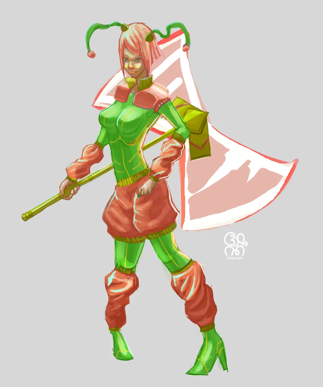 Techno Jester Girl,by me | Scrolller