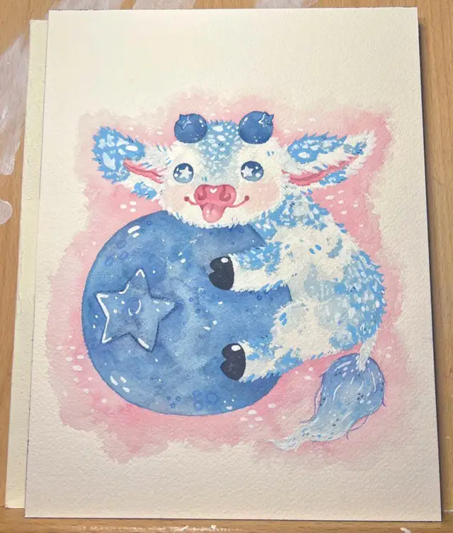 Blueberry Cow (oc) | Scrolller