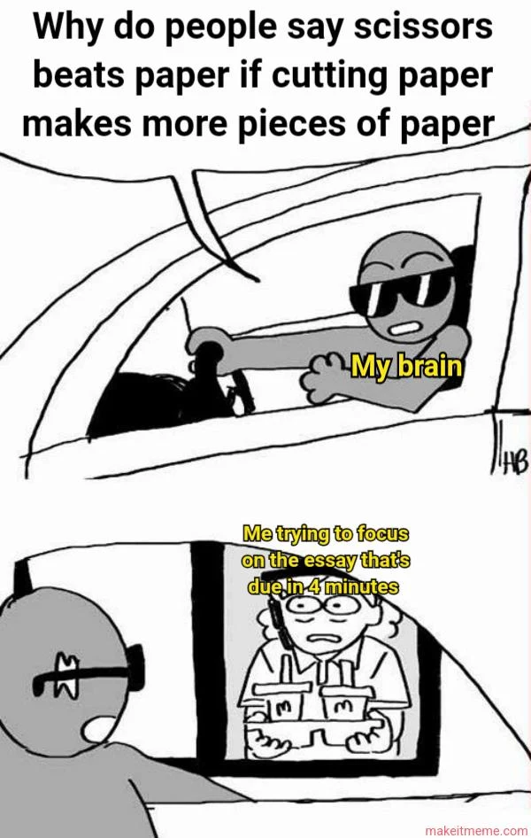 Can't stop thinking | Scrolller