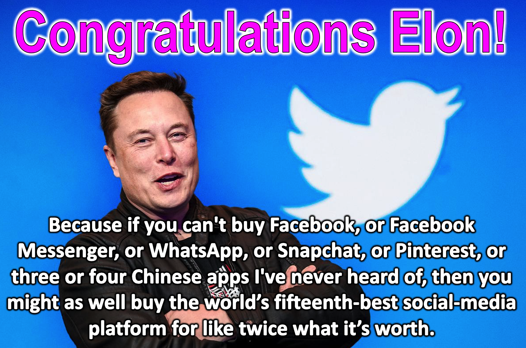 Congratulations Elon! | Scrolller