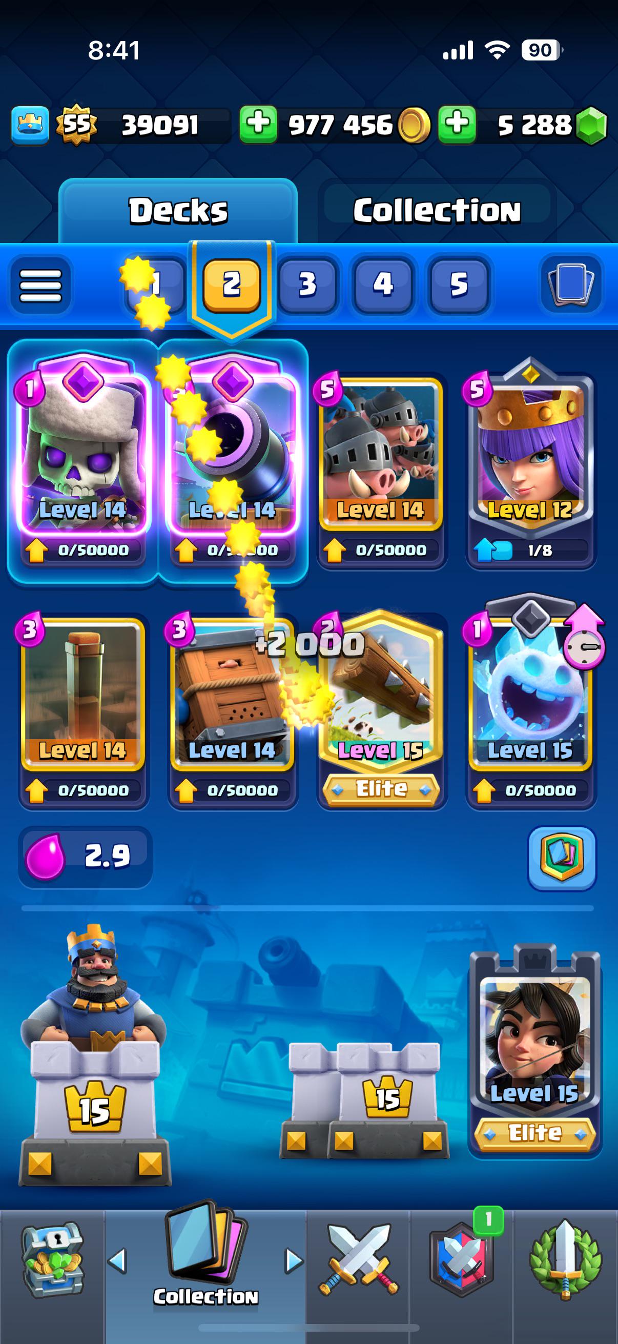 What cards do i make Elite in this deck? | Scrolller