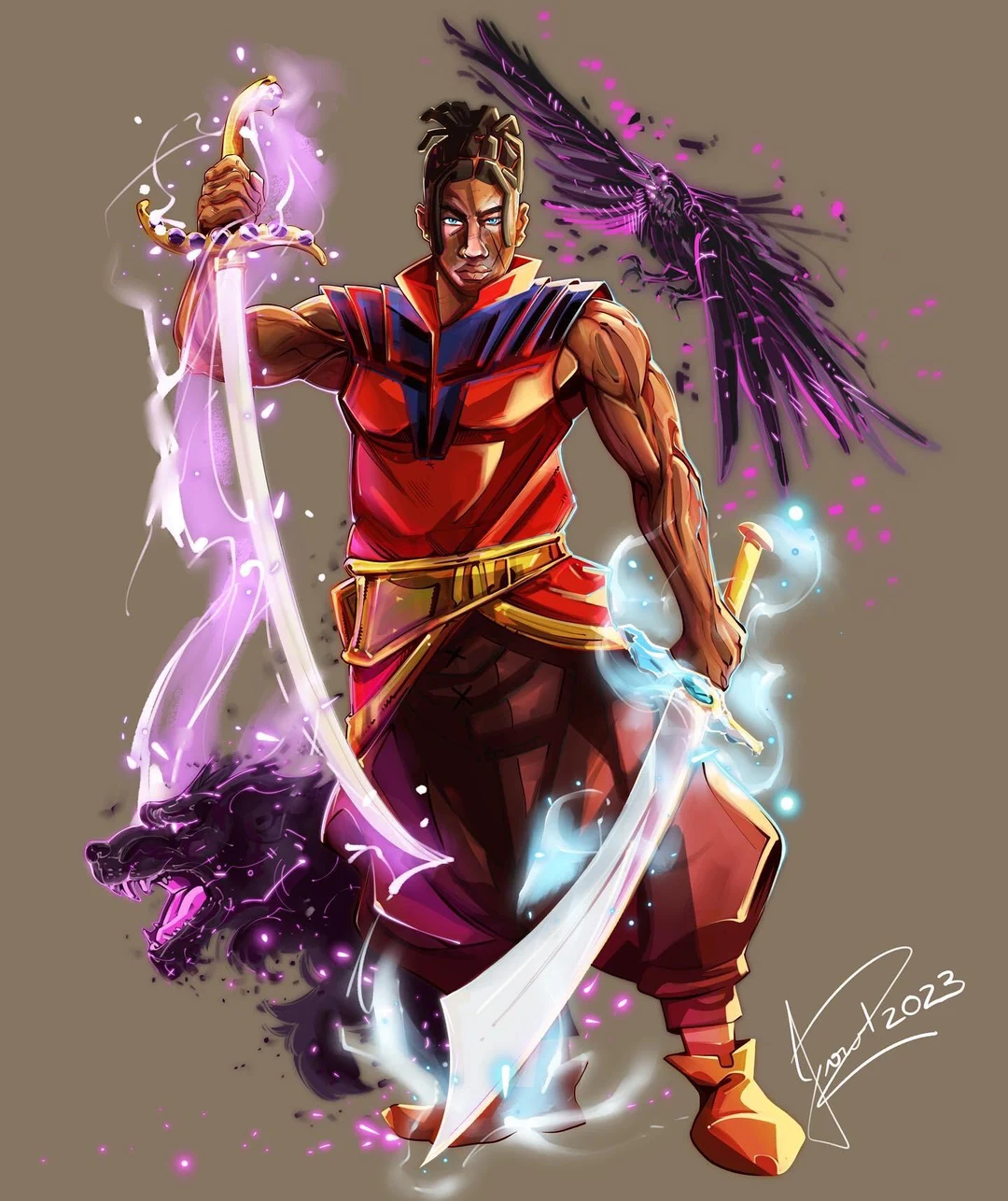 Magic Warrior by me, from my rpg group | Scrolller