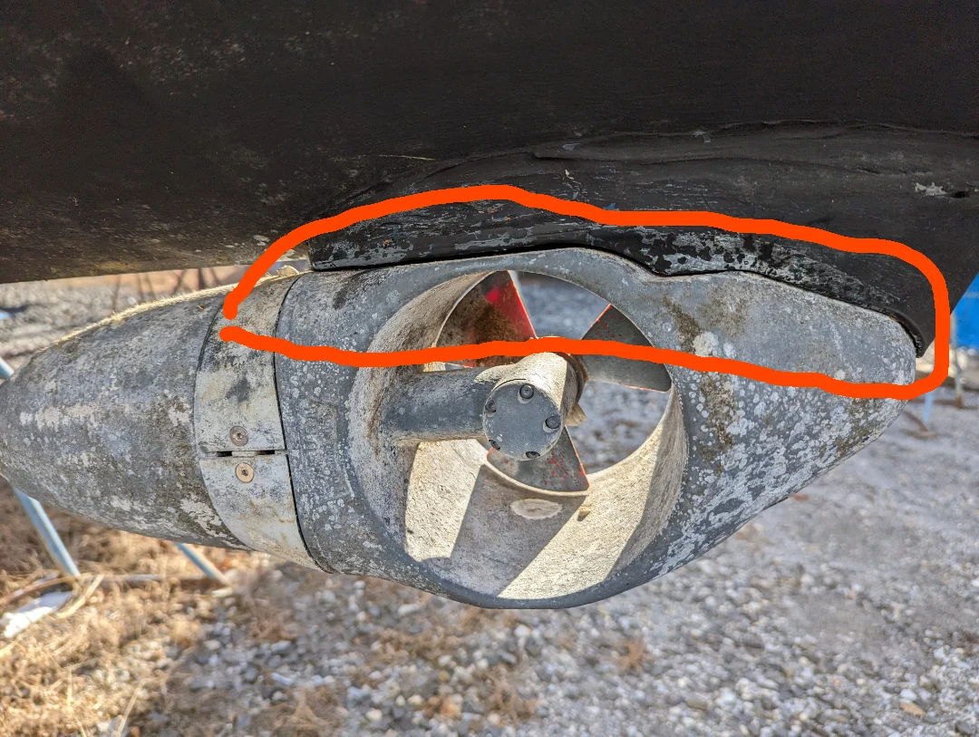 Sealing 'gap' at Exturn thruster? | Scrolller