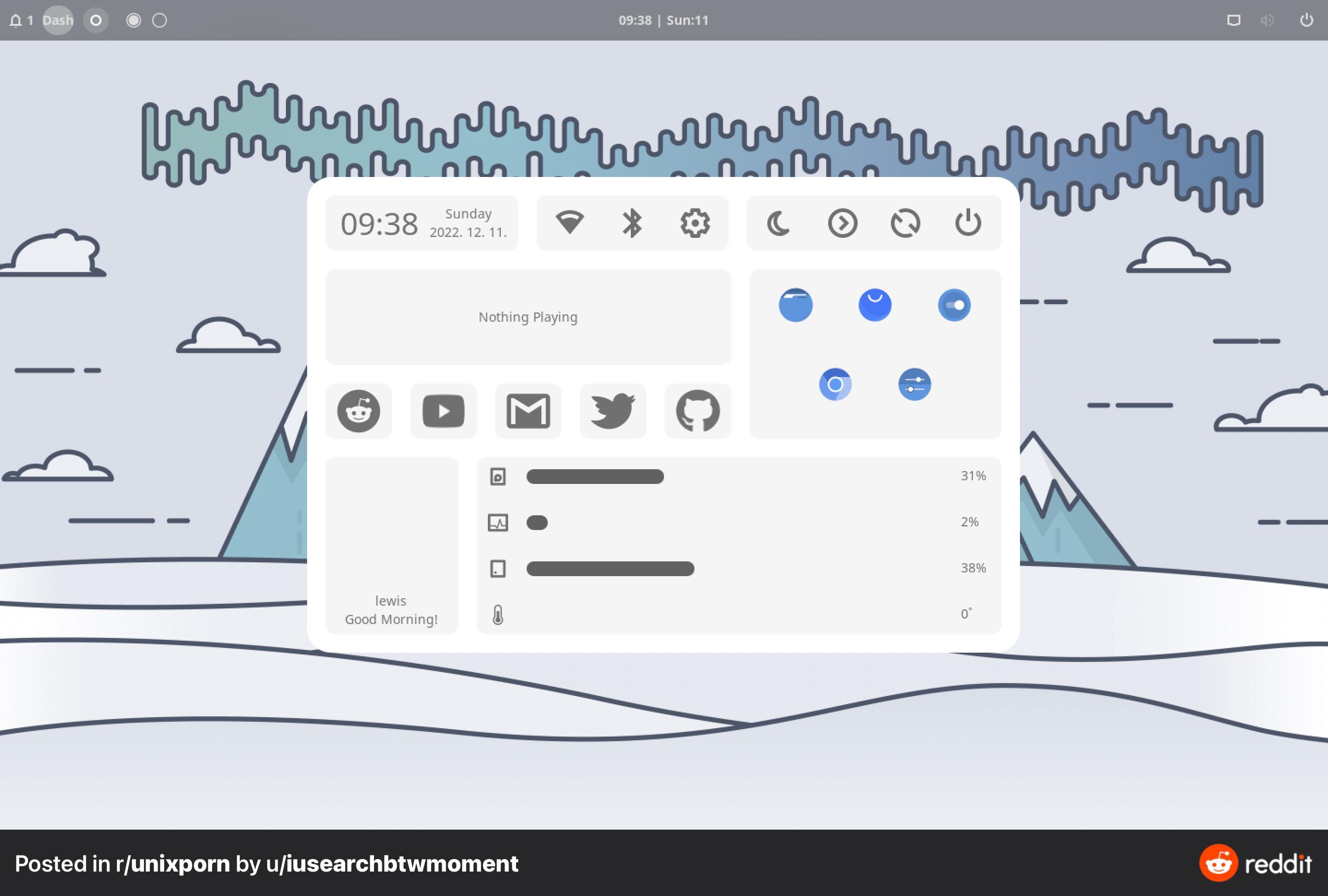[GNOME] My Customisation with this extension! | Scrolller