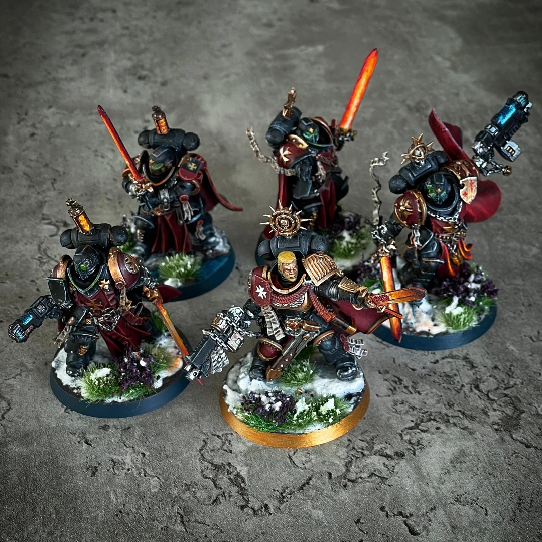 Captain from the new Company Heroes box leading the Sword Brethren | Scrolller