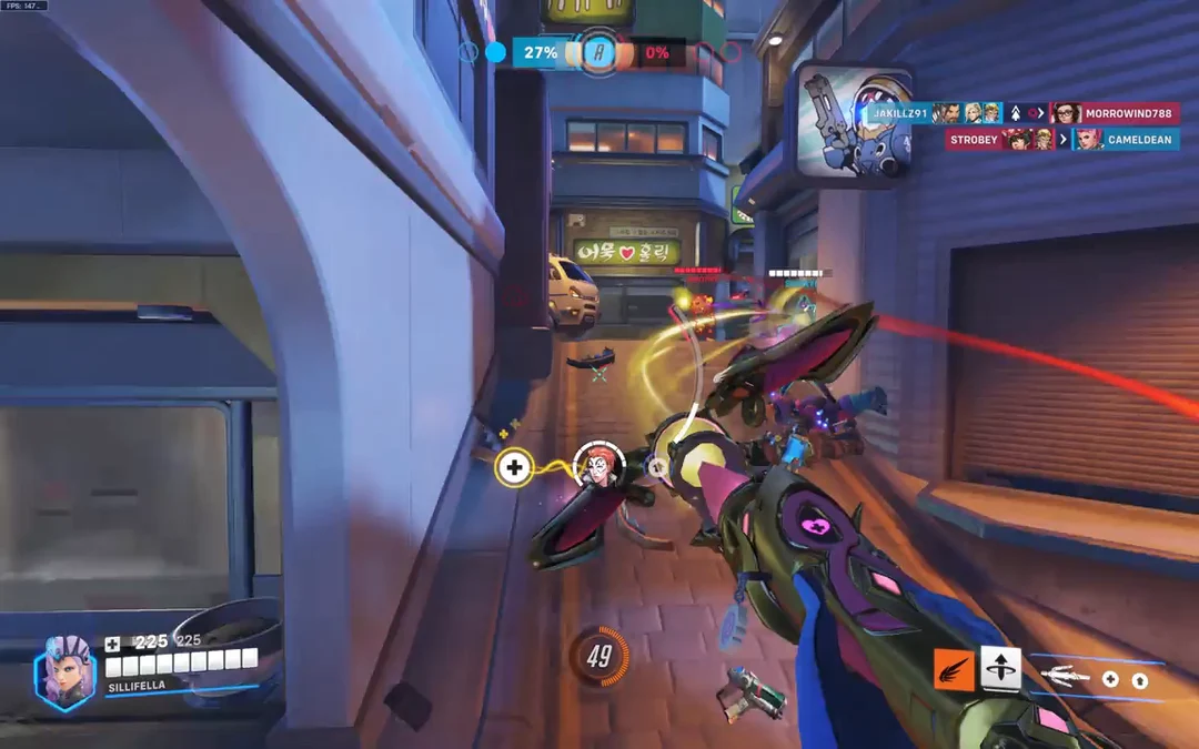 Rez Bug Sends Zarya To Spawn | Scrolller