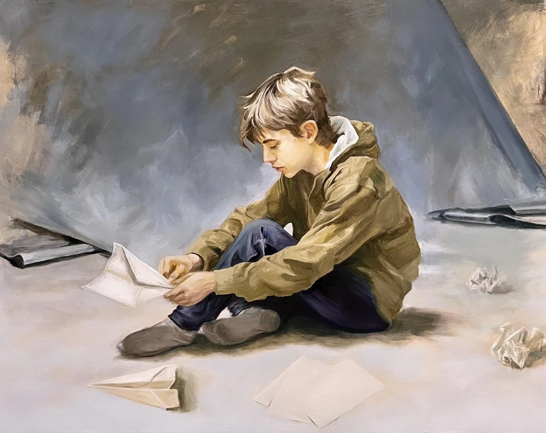 “Icarus Part 1: Reverie”, by Me, Oil, 2023 | Scrolller