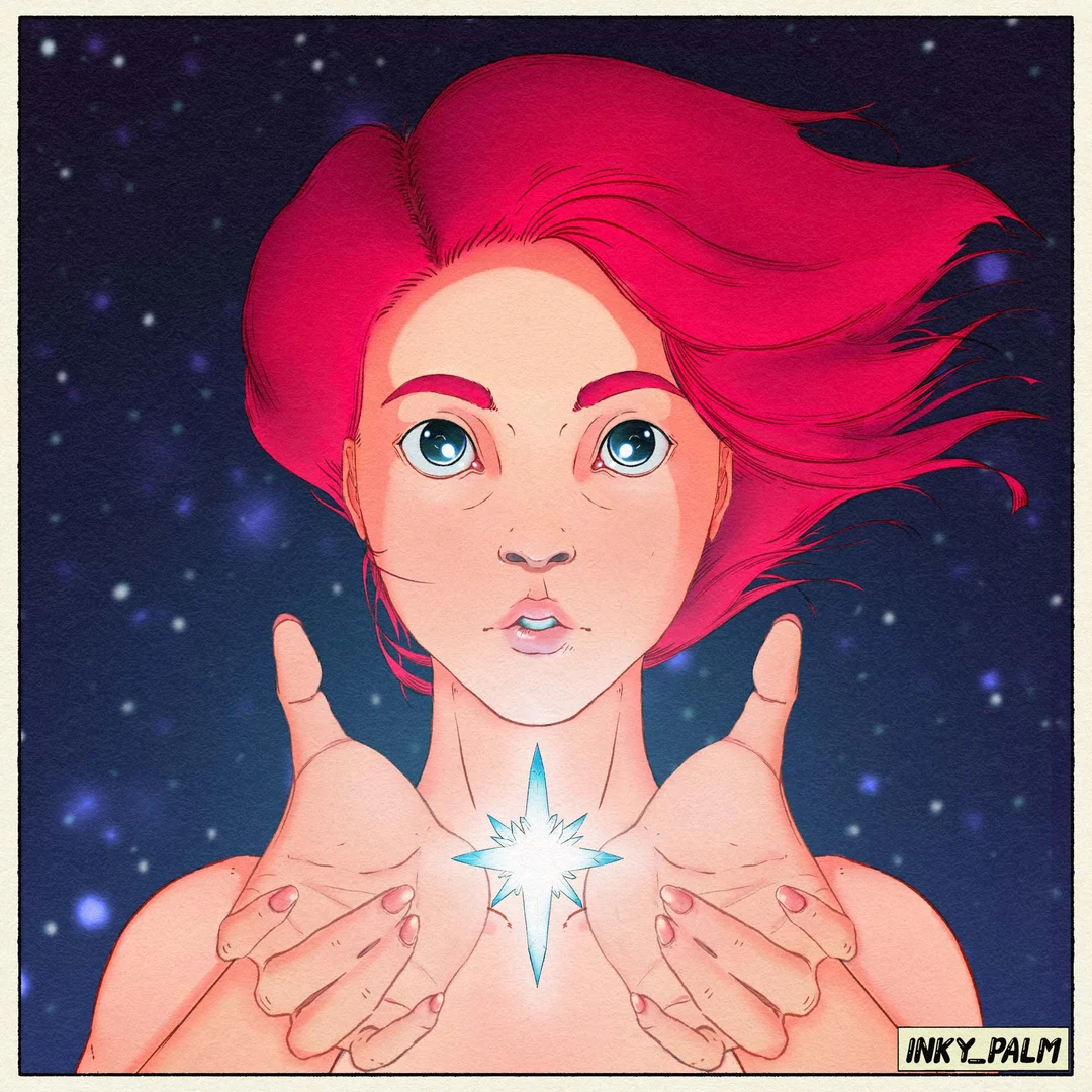 Star girl, 30characters (me), Digital, 2023 | Scrolller