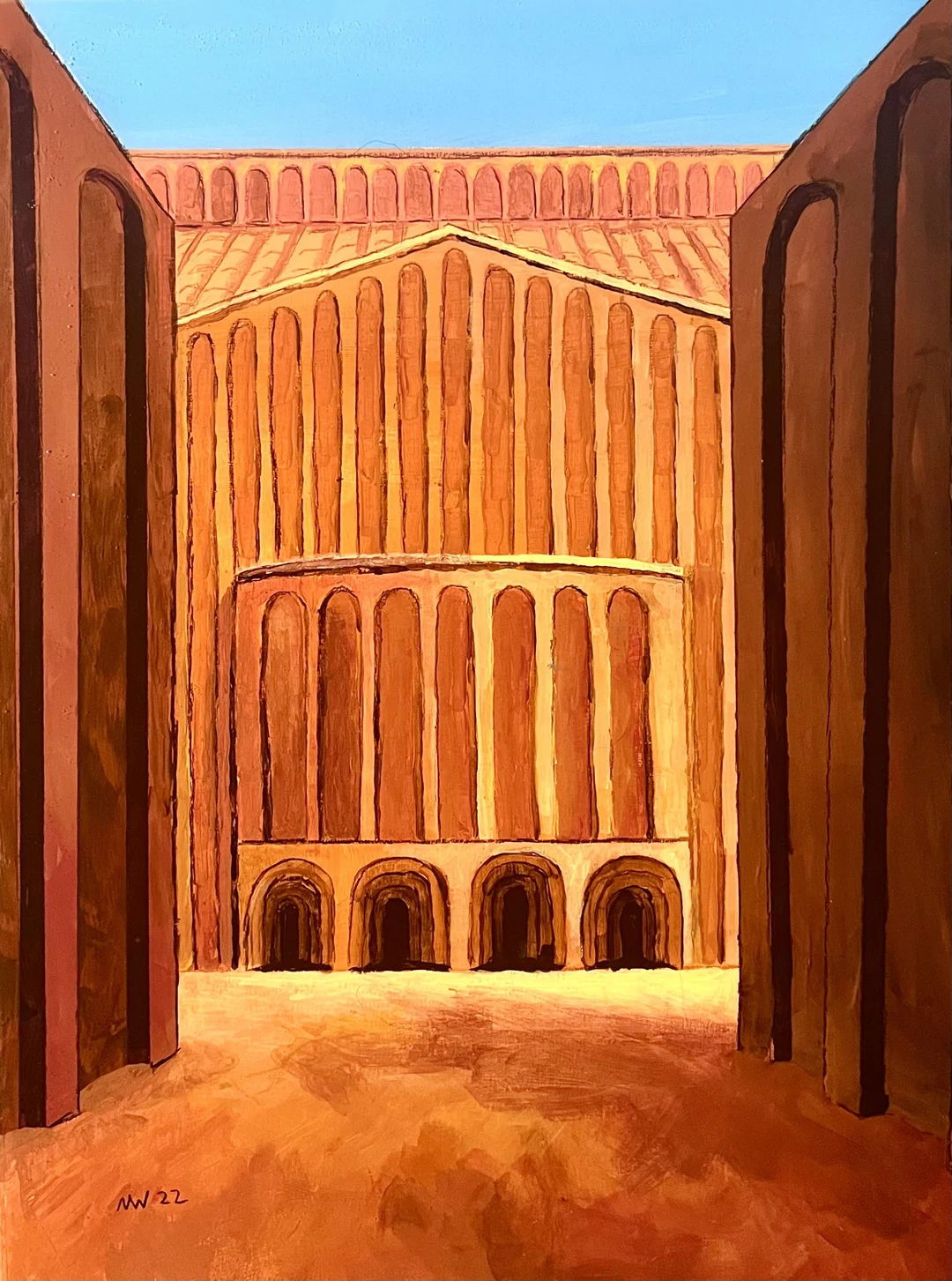 “Das Spielhaus”, acrylic painting by me. | Scrolller