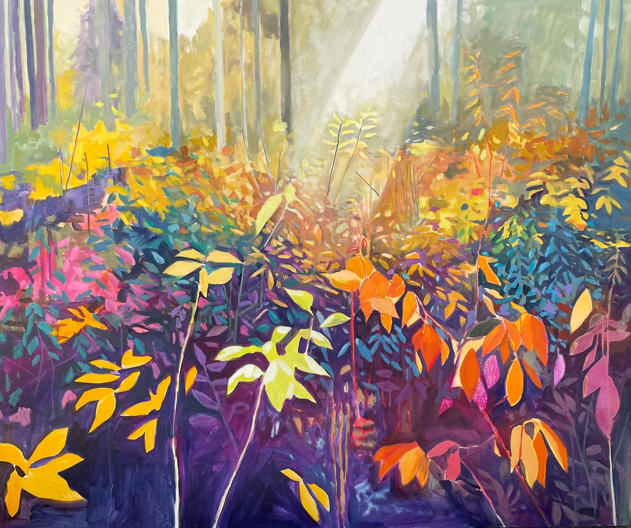 Sunbeam Tangle, Mark Tworow, oils, 2022 | Scrolller