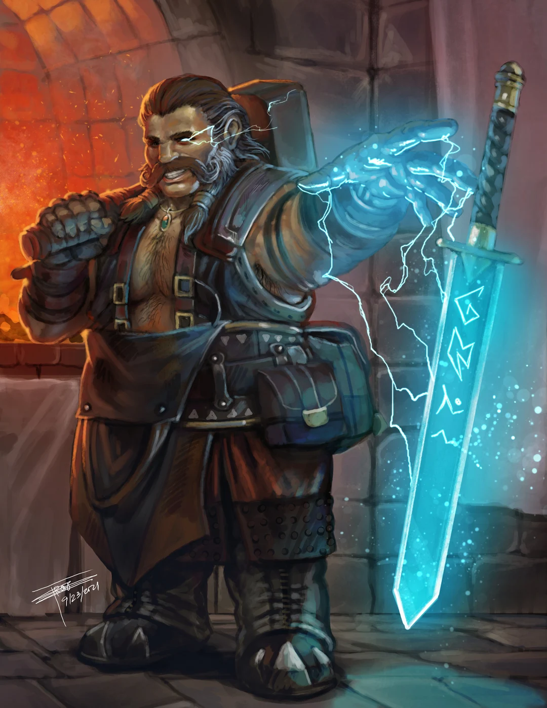 Dwarf Magus by Frost Llamzon | Scrolller