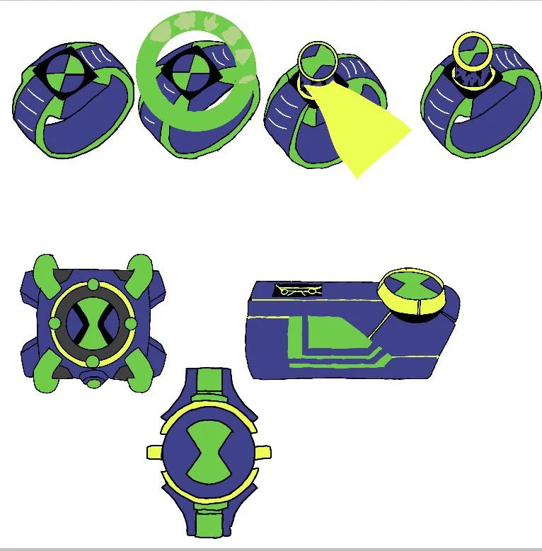 I made my own version of every omnitrix | Scrolller
