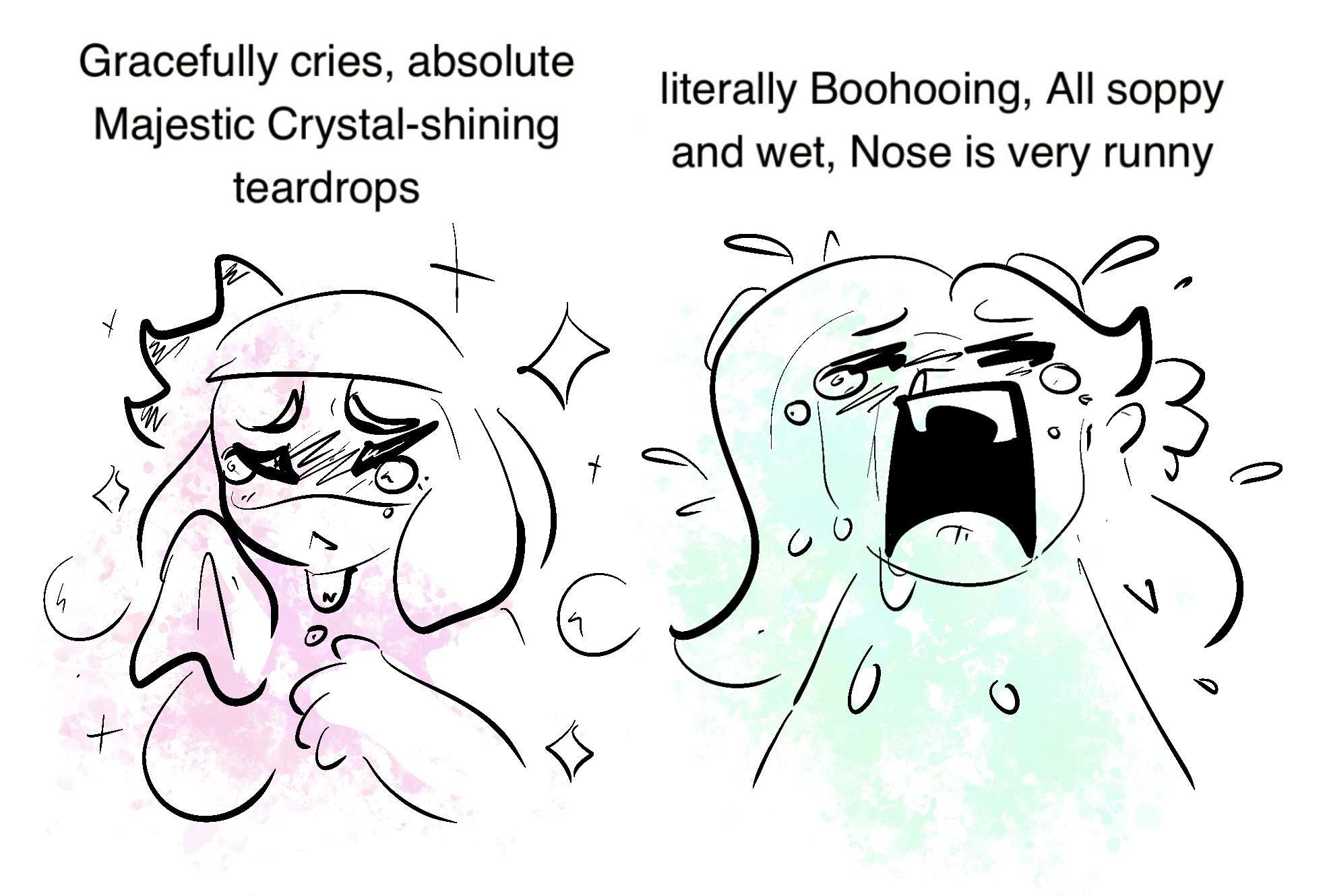 Girls crying | Scrolller