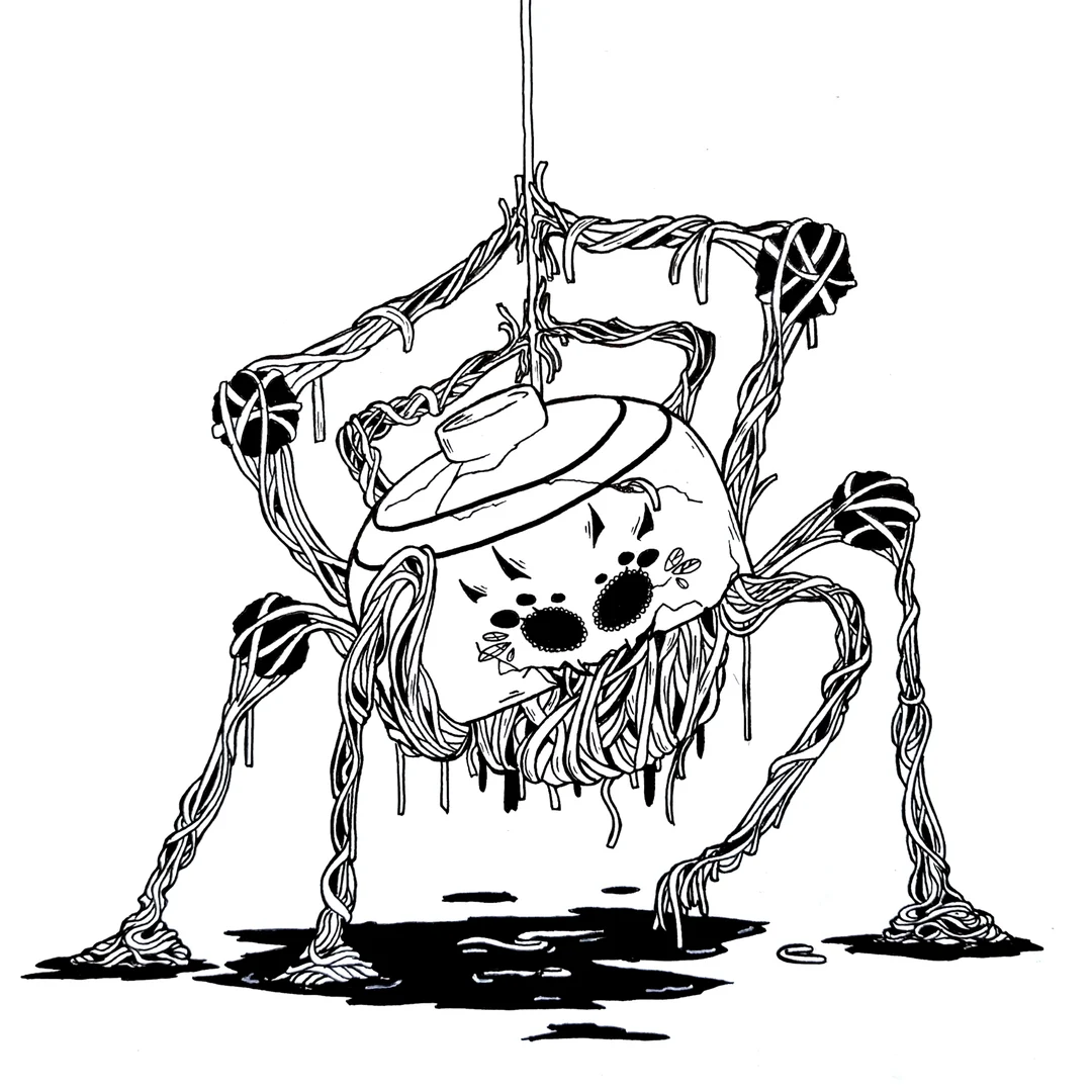 Inktober day 2: Spiders | Scrolller