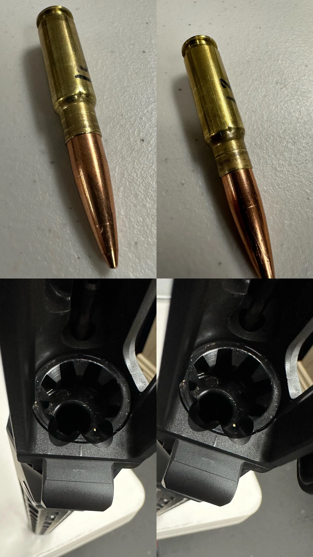 Faxon 8.6blk feed ramp brass issues | Scrolller