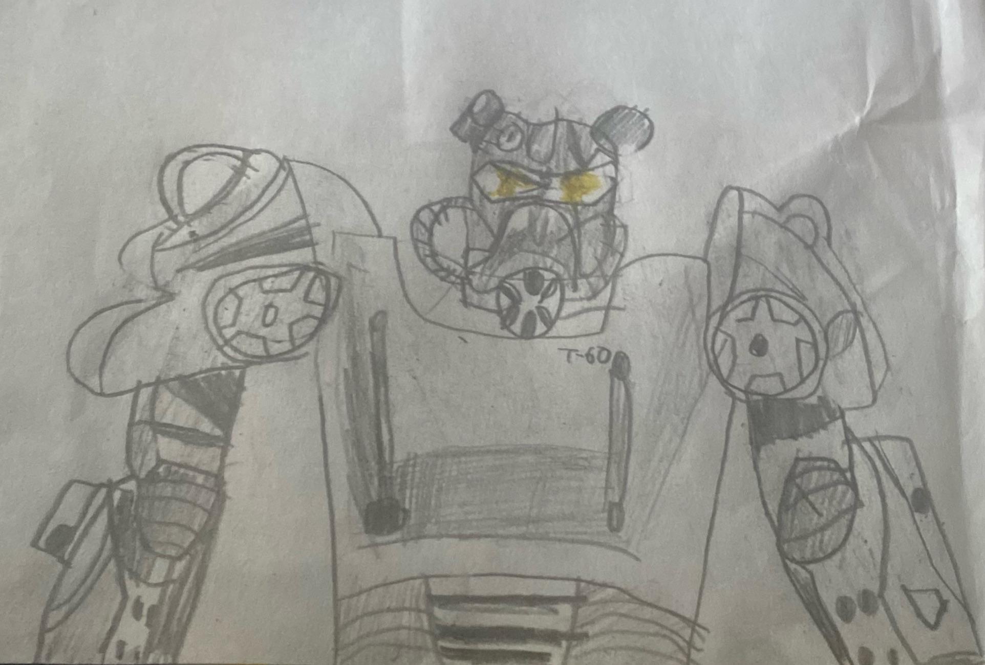 Did more fallout art though the helmet looks a bit janky | Scrolller