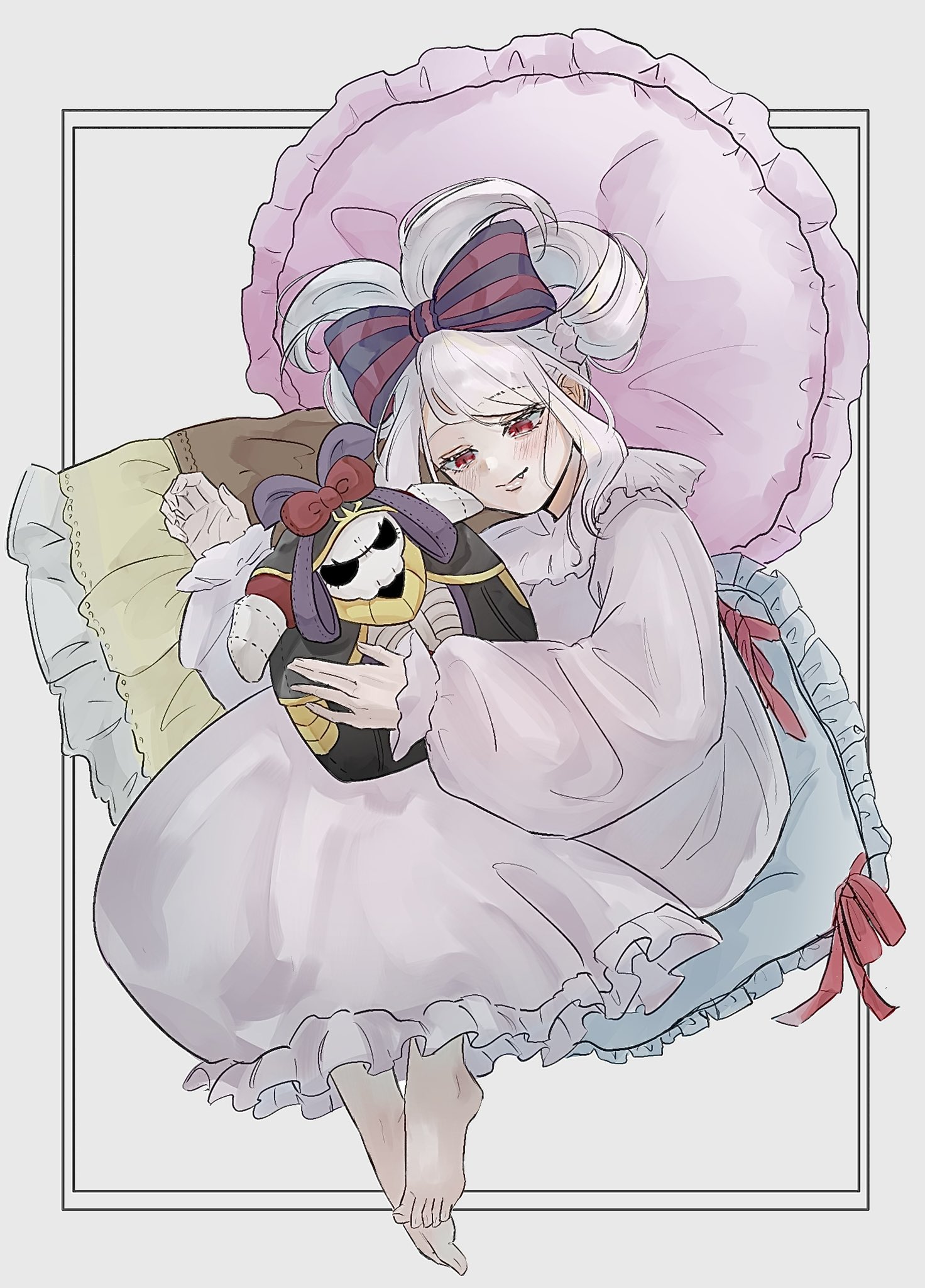 Shalltear Cuddling | Scrolller