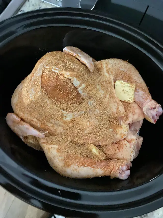 First Time Slowcooking Whole Chicken… | Scrolller