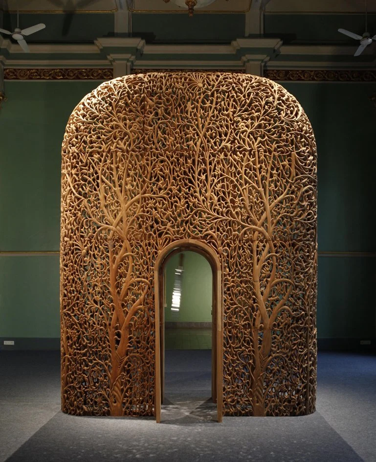 This Too Shall Pass, Sudarshan Shetty, Carved wood, 2016. | Scrolller