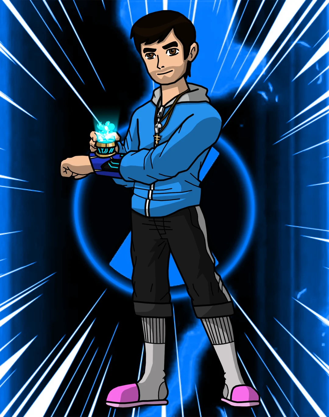 I made my friend in to an alternate Ben. | Scrolller