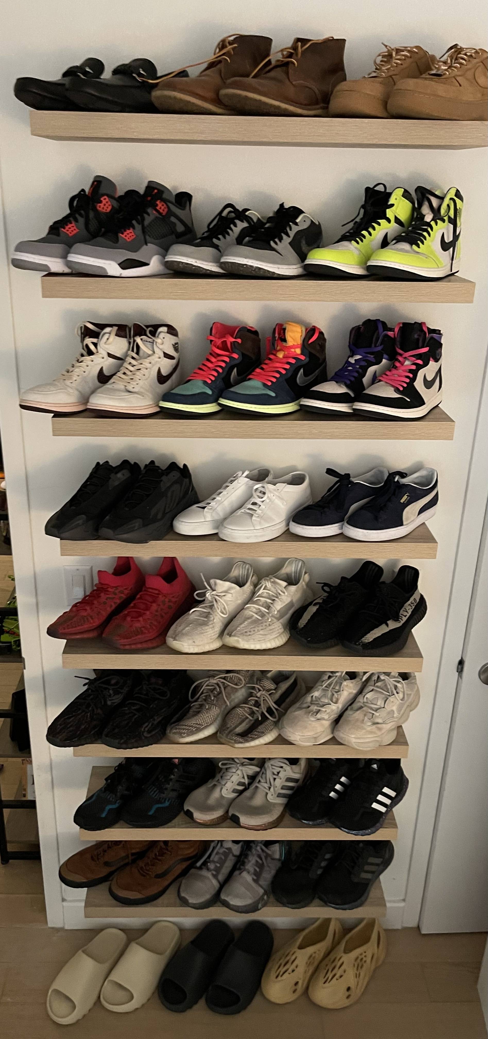 Finally mounted some shelves to display the collection. | Scrolller