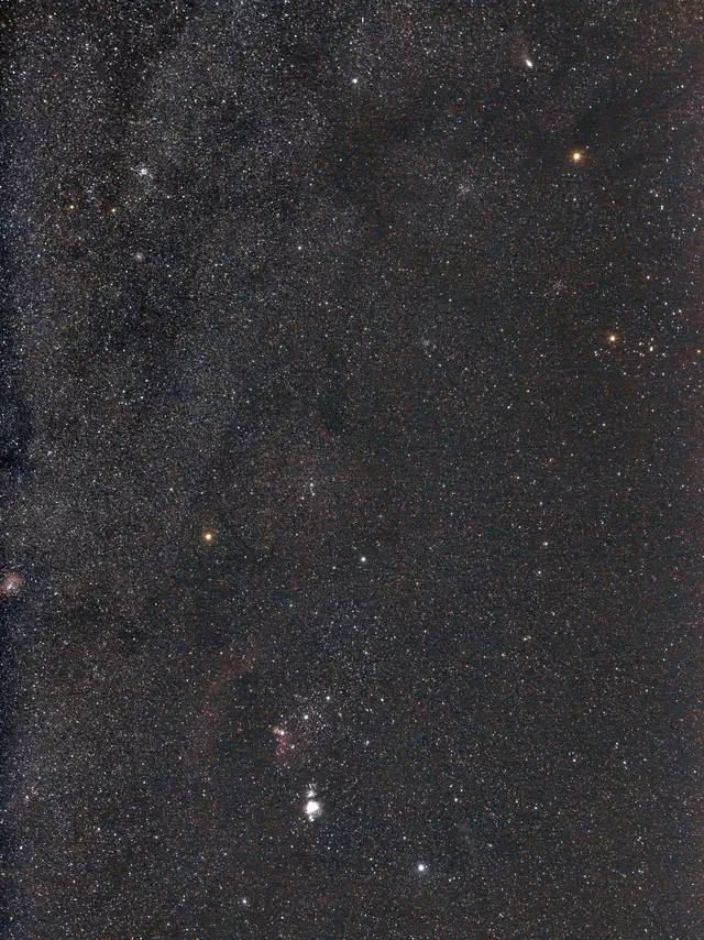 I took a picture of the Comet, Mars and Orion! | Scrolller