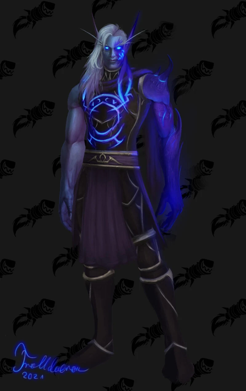 Void Elf paint over by Trolldaeron | Scrolller