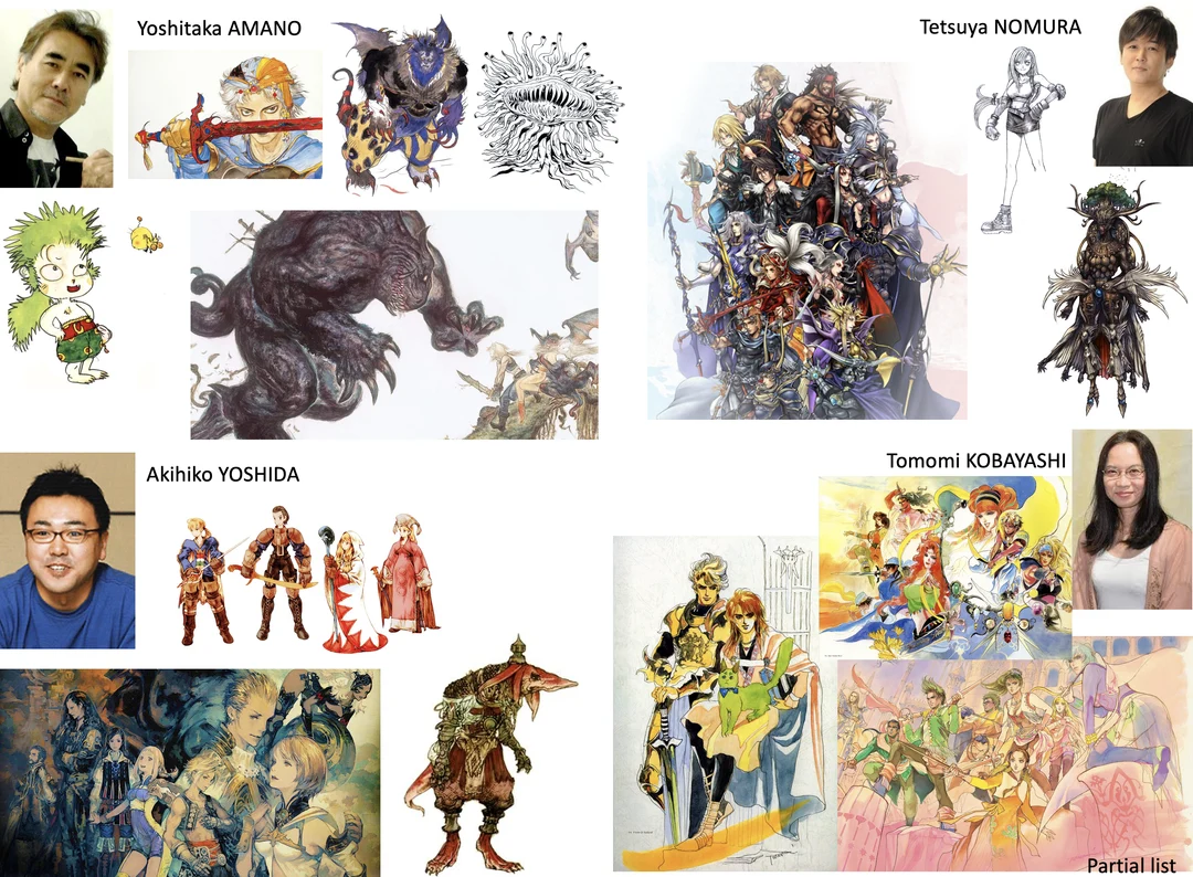Amano, Nomura, Kobayashi, & Yoshida. who's your fave artist | Scrolller