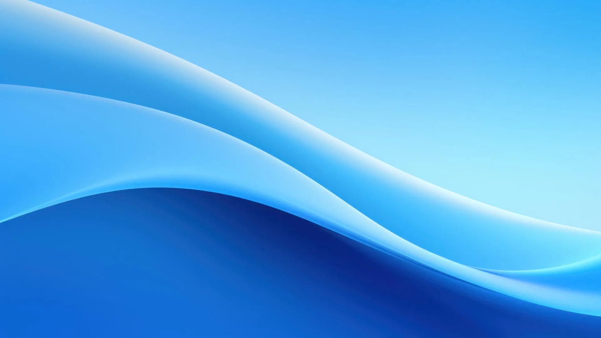 Minimalist Blue Waves [1920x1080] | Scrolller