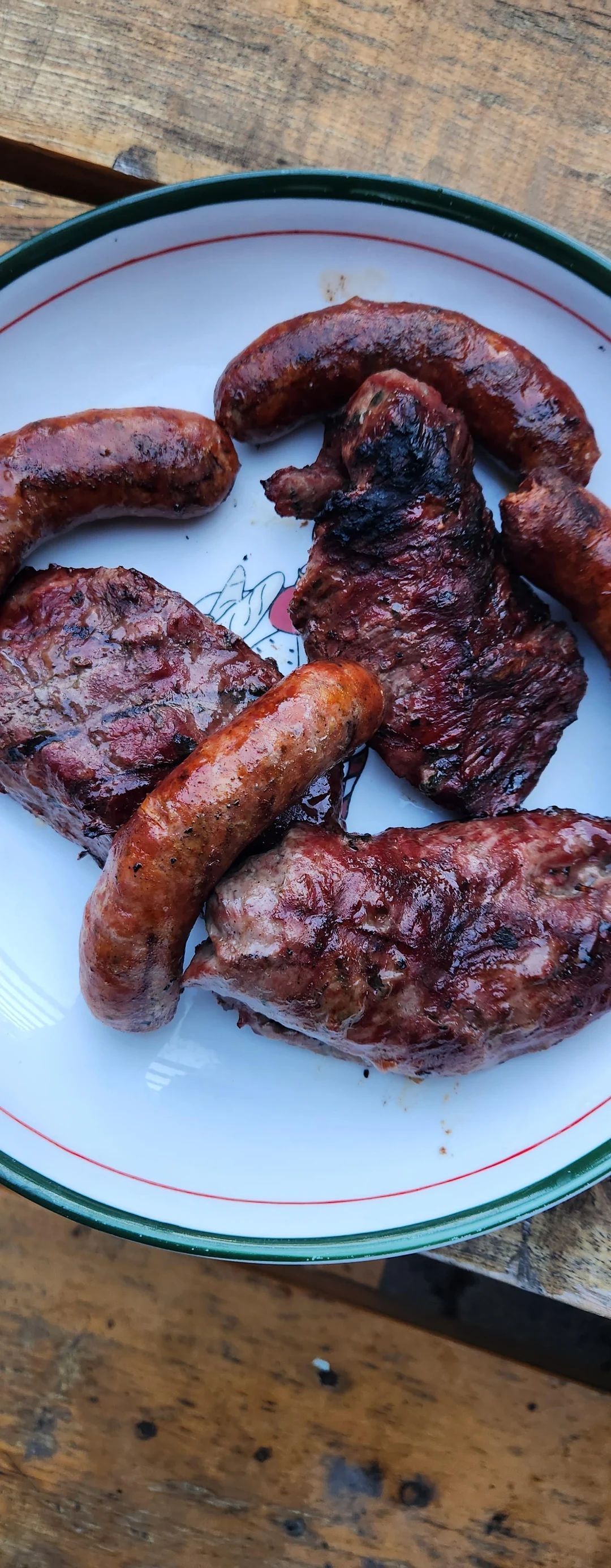 Flanck Steak and Argentinian chorizo | Scrolller