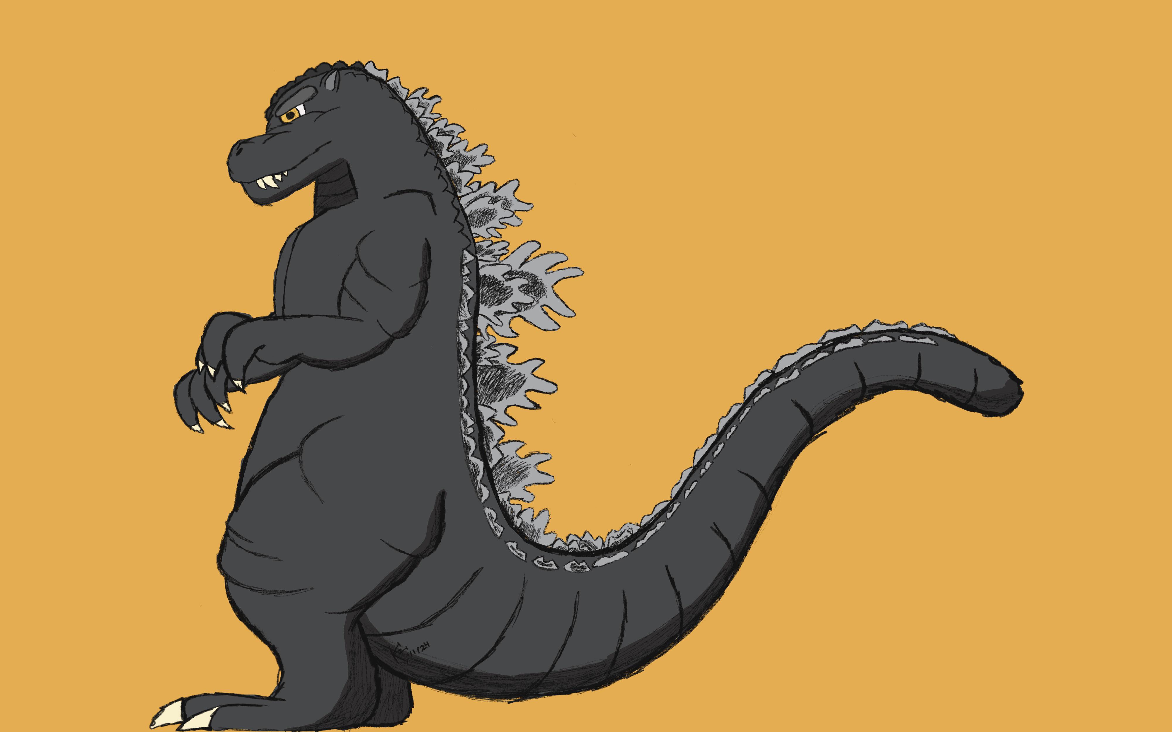 Made this cool Heisei Godzilla drawing | Scrolller