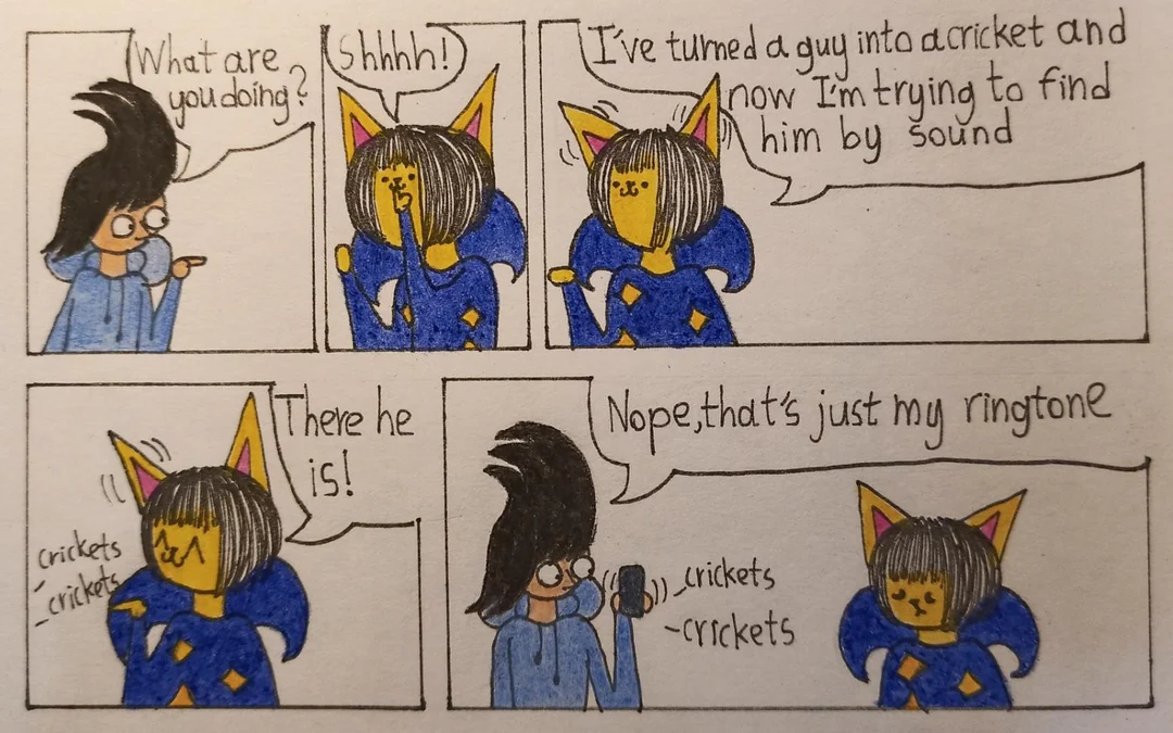 Crickets (art by me) | Scrolller