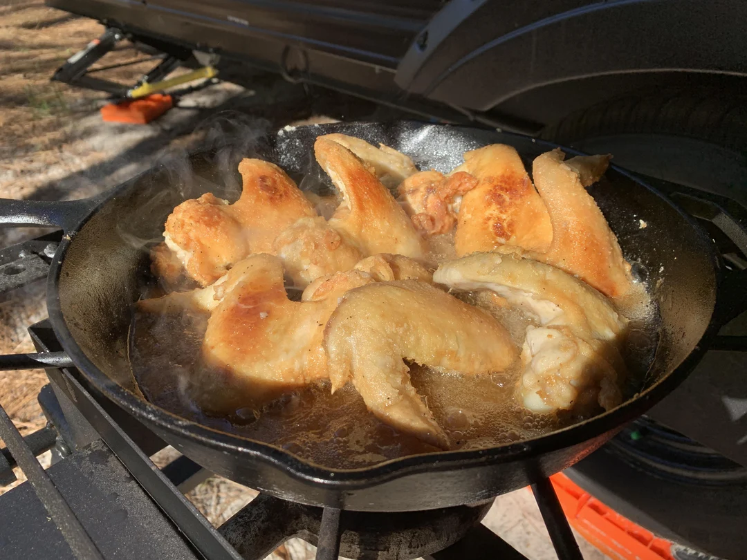 Camping and cast iron are a perfect match. | Scrolller