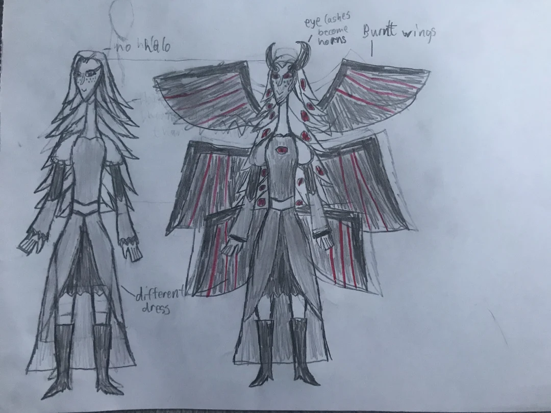 After seeing a concept for a fallen Emily I present to you a concept for a fallen Sera I shall ...