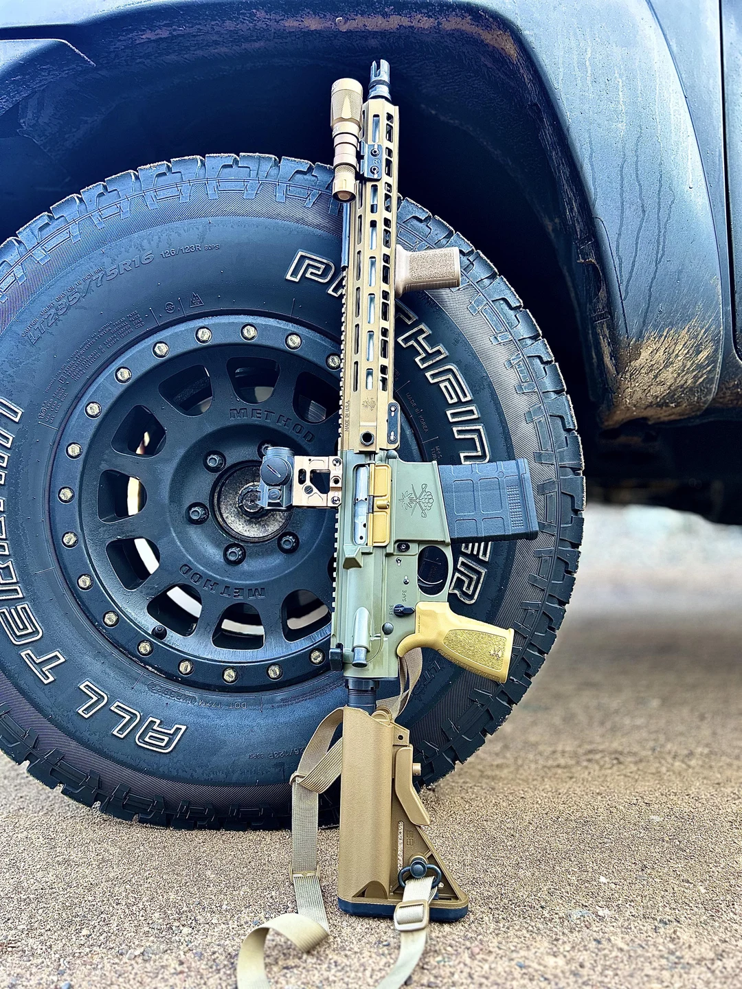 Not your typical battle rifle setup. | Scrolller