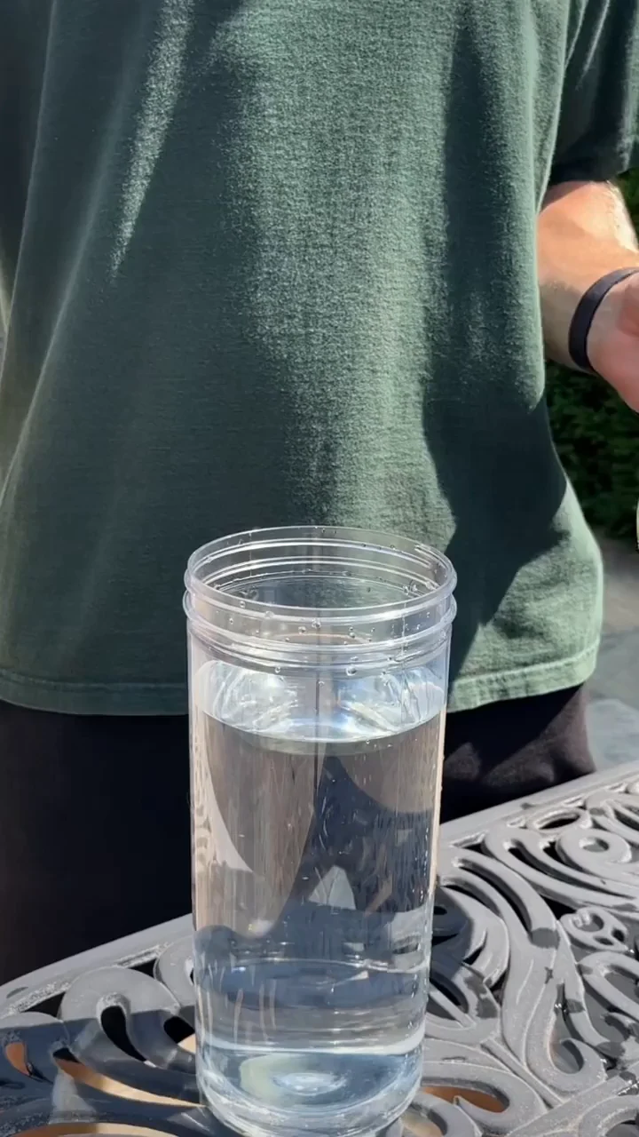 Anyone else place a ping pong ball in their setup to prevent splash damage? | Scrolller